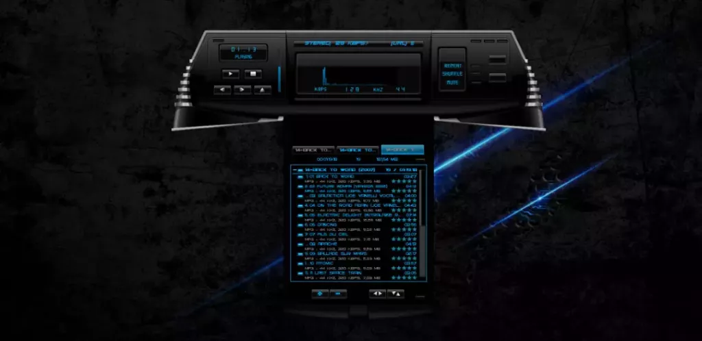 Skin Hardwired for AIMP download on VSThemes.org