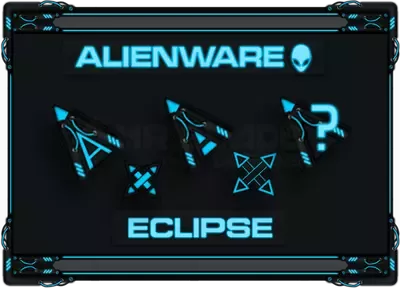 Cursors Alienware Eclipse - Alien style on Windows download on VSThemes.org