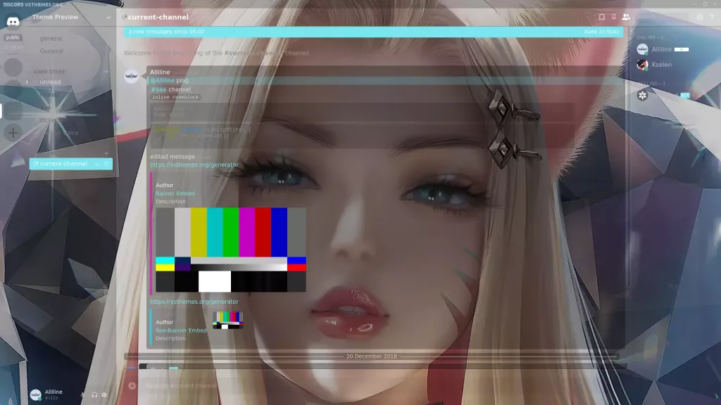 Тема League of Legends [LOL] : K/DA Ahri (The Baddest) для Discord ...