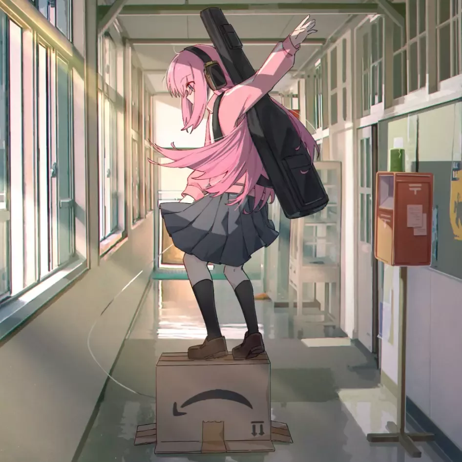 Live wallpaper The girl on the box - Bocchi the Rock! download on ...