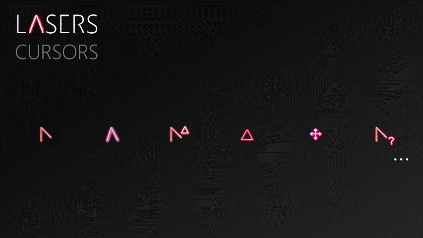 Cursors Laser light on Windows download on VSThemes.org