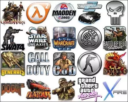 Icons Popular games download on VSThemes.org