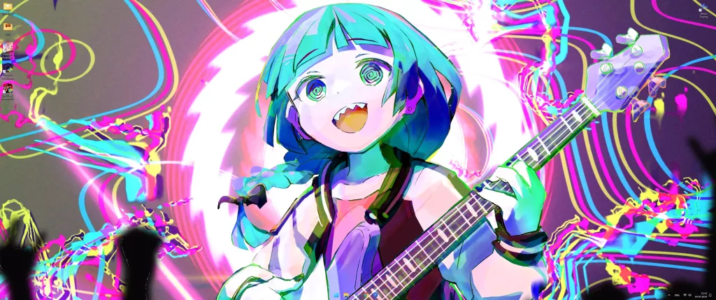 Live wallpaper Bocchi the Rock - Kikuri Hiroi download on VSThemes.org
