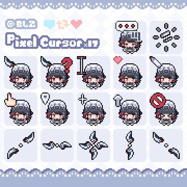 Cursors Ellen Joe Chibi on Windows download on VSThemes.org