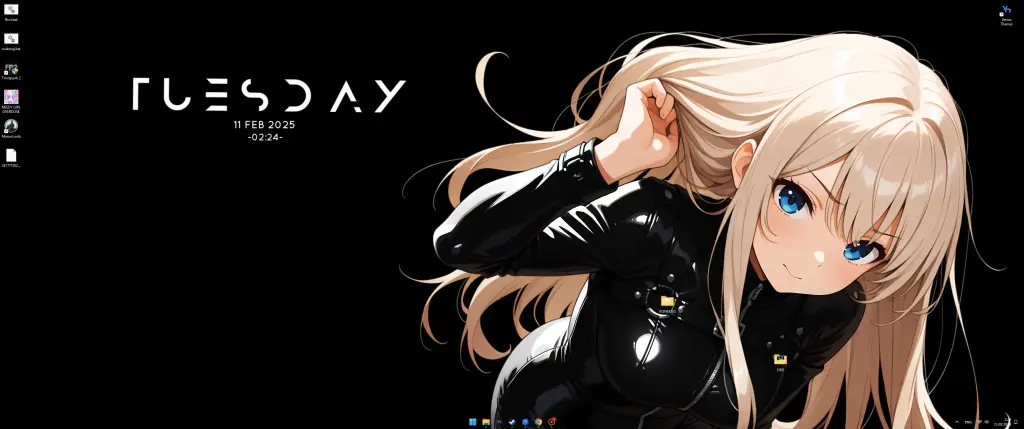 Живые обои Блондинка в латексе (зентай) скачать на VSThemes.org