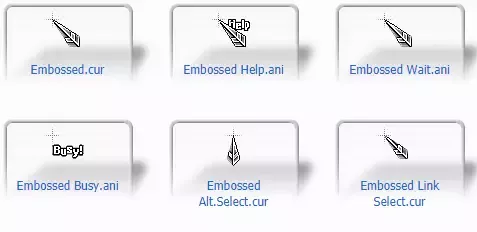 Cursors Relief gray on Windows download on VSThemes.org
