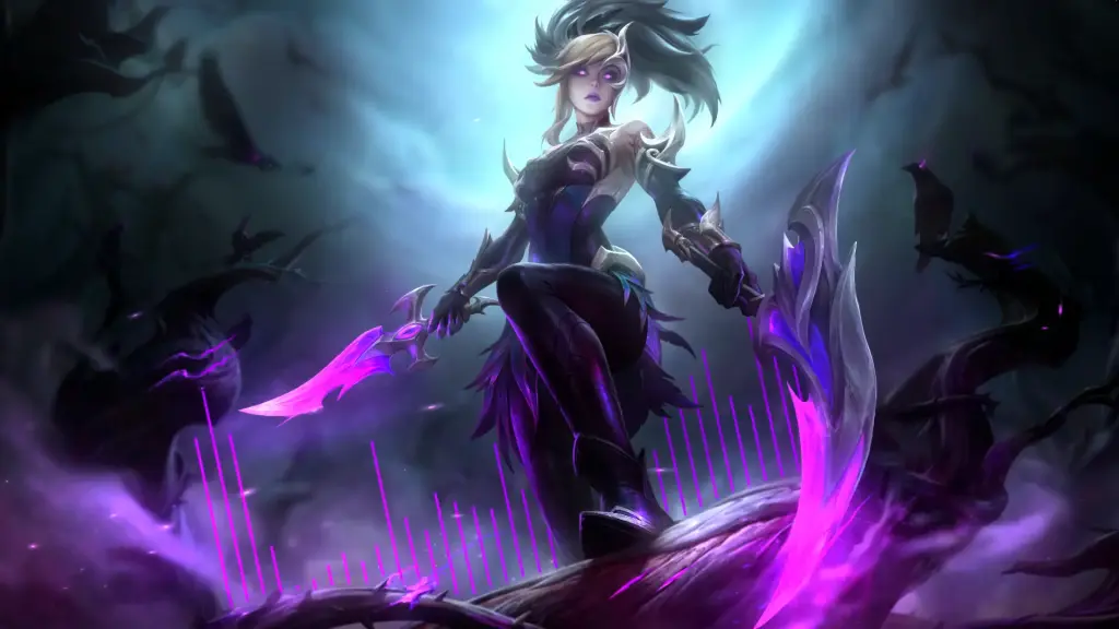 Live wallpaper Akali (Coven) - League of Legends download on VSThemes.org