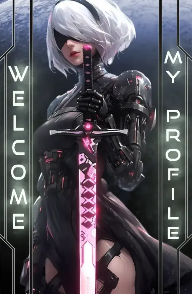 Steam Artwork Nier: Automata 2B download on VSThemes.org