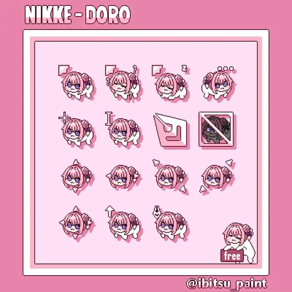 Cursors Nikke Doro on Windows download on VSThemes.org