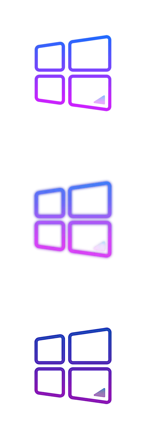 Start orb Outline Windows 8 logo for Windows download on VSThemes.org