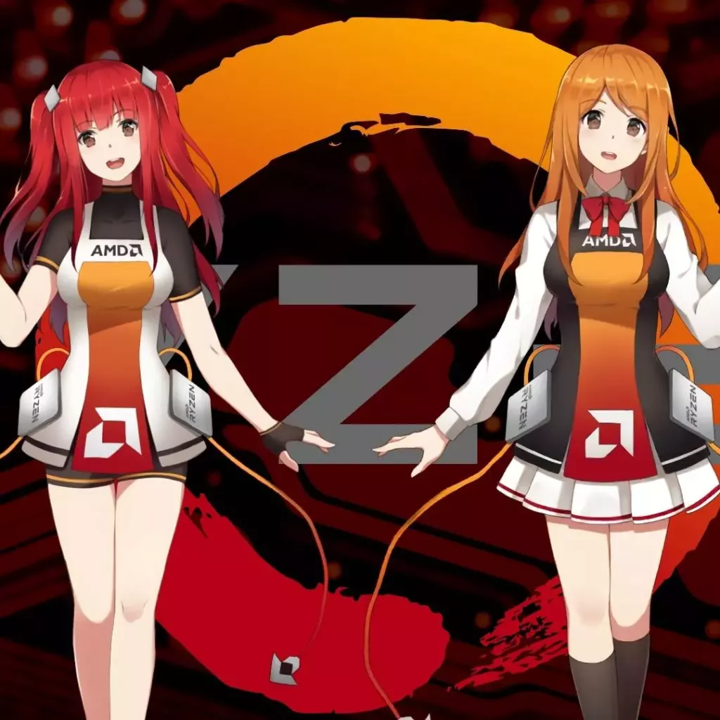 Живые обои AMD Ryfa и ZENKA скачать на VSThemes.org