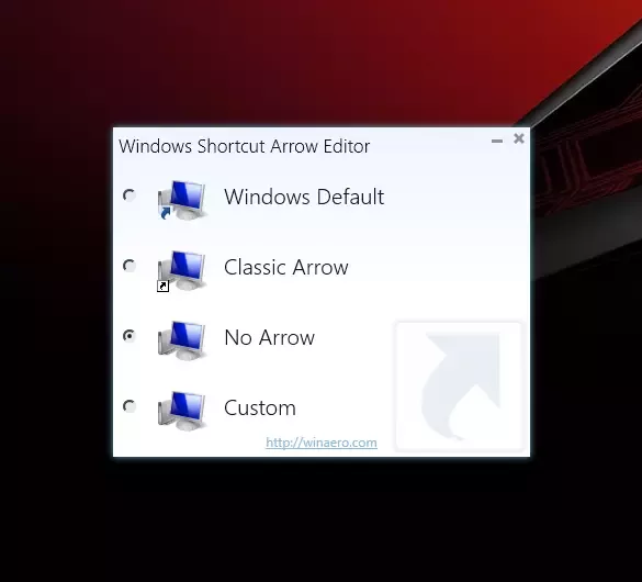 Windows Shortcut - Removing arrows from shortcuts download on VSThemes.org