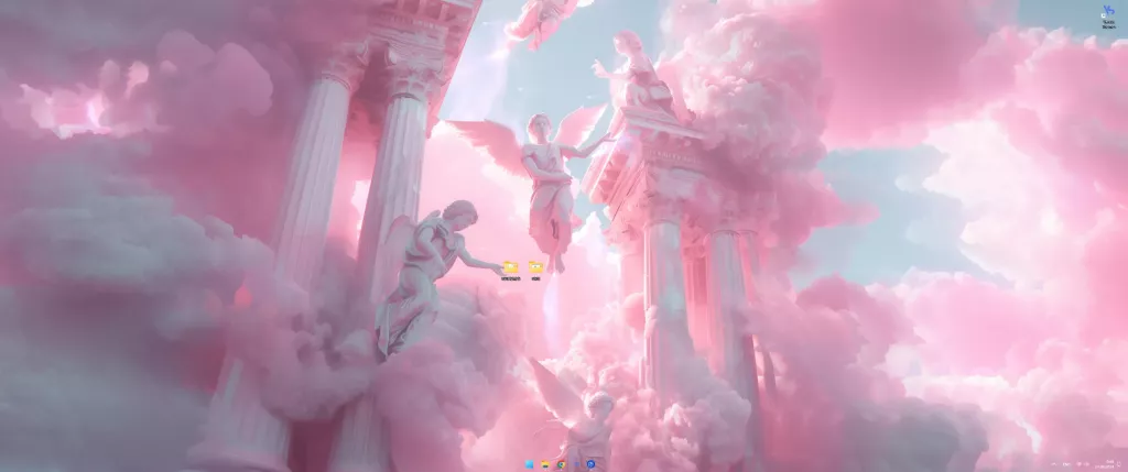 Live wallpaper Pink Mythology (Vaporwave) download on VSThemes.org