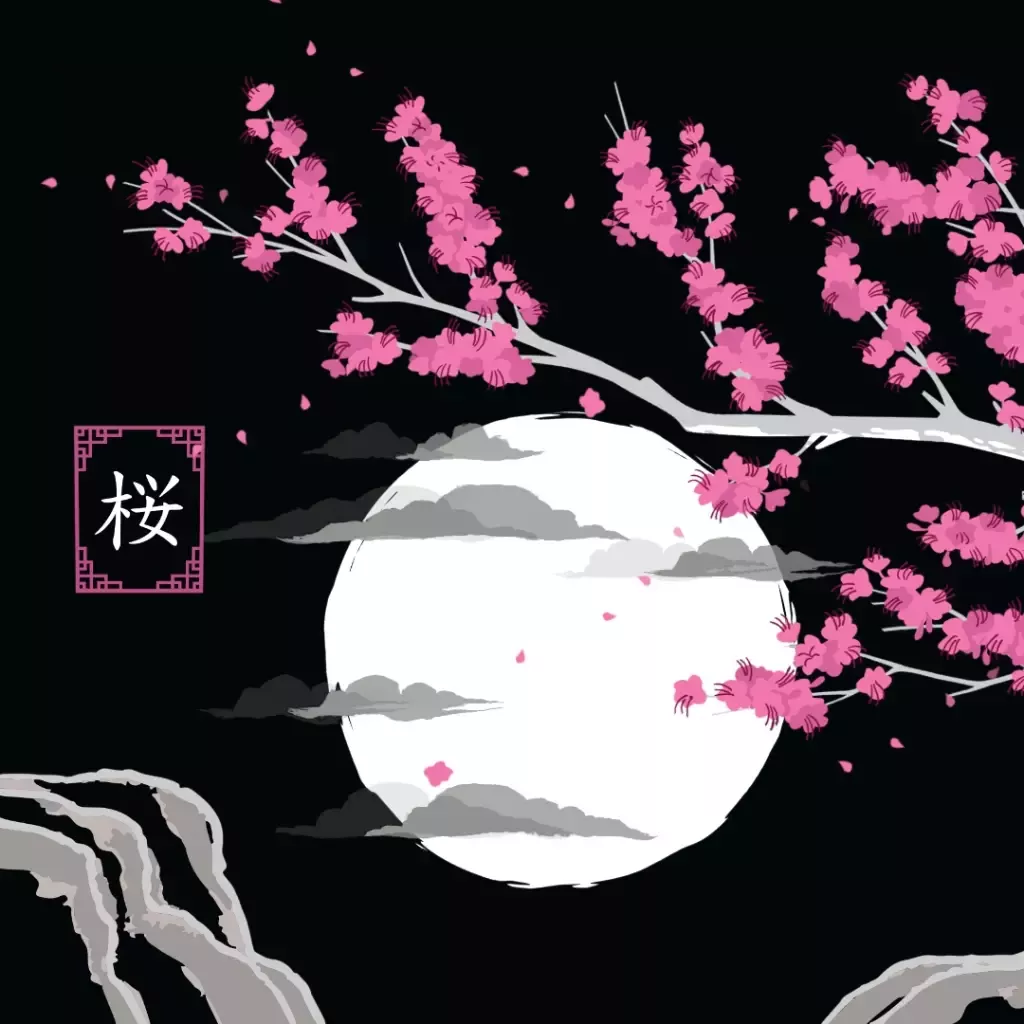 Живые обои Hystar Sakura Dark скачать на VSThemes.org