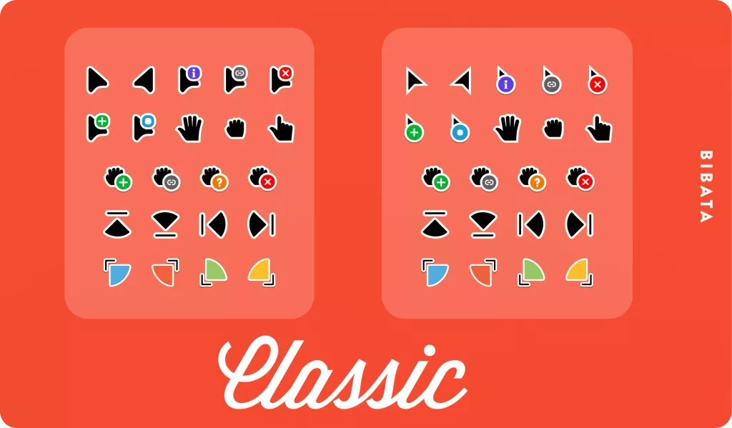 Cursors Bibata Modern on Windows download on VSThemes.org