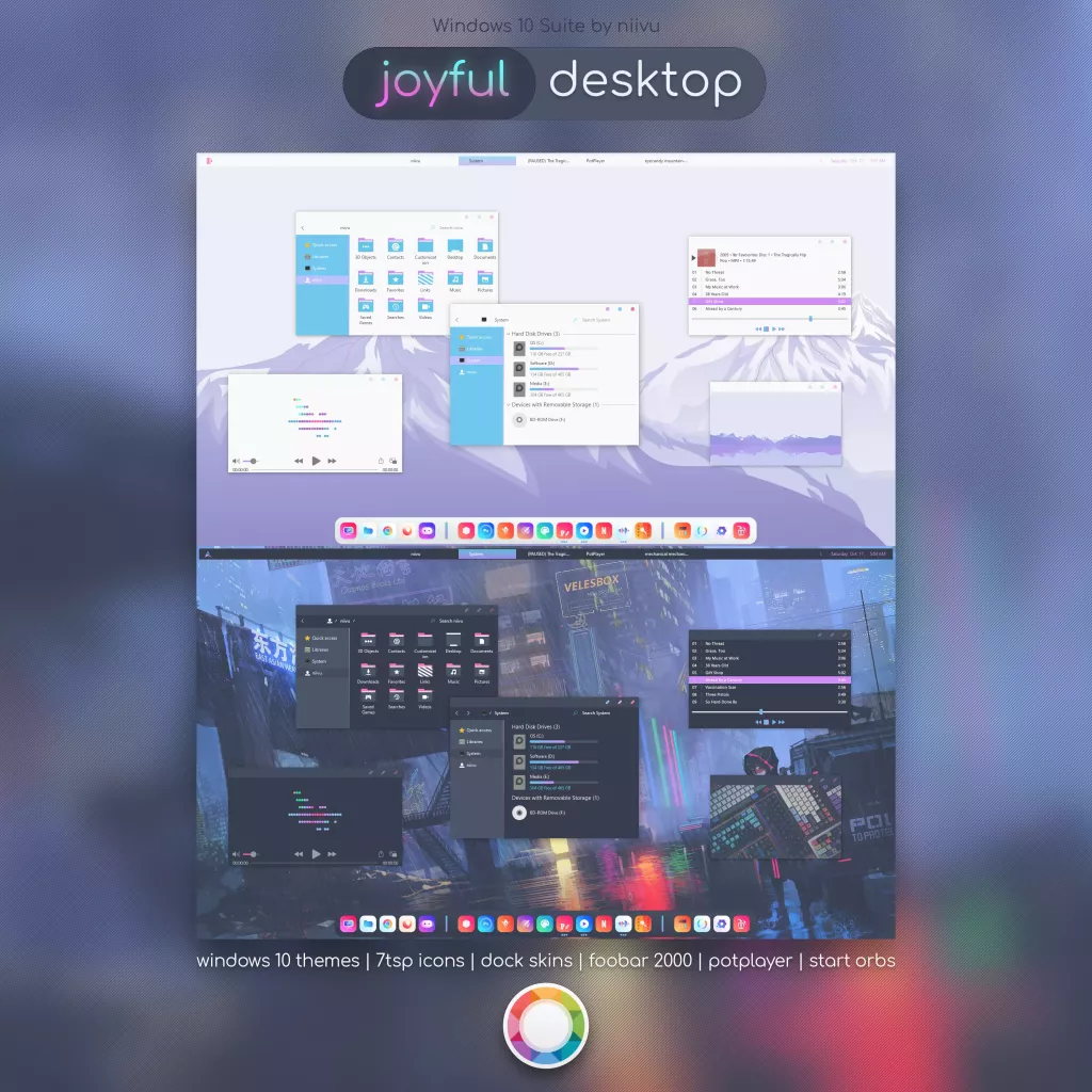 Theme Joy for Windows 10 download on VSThemes.org
