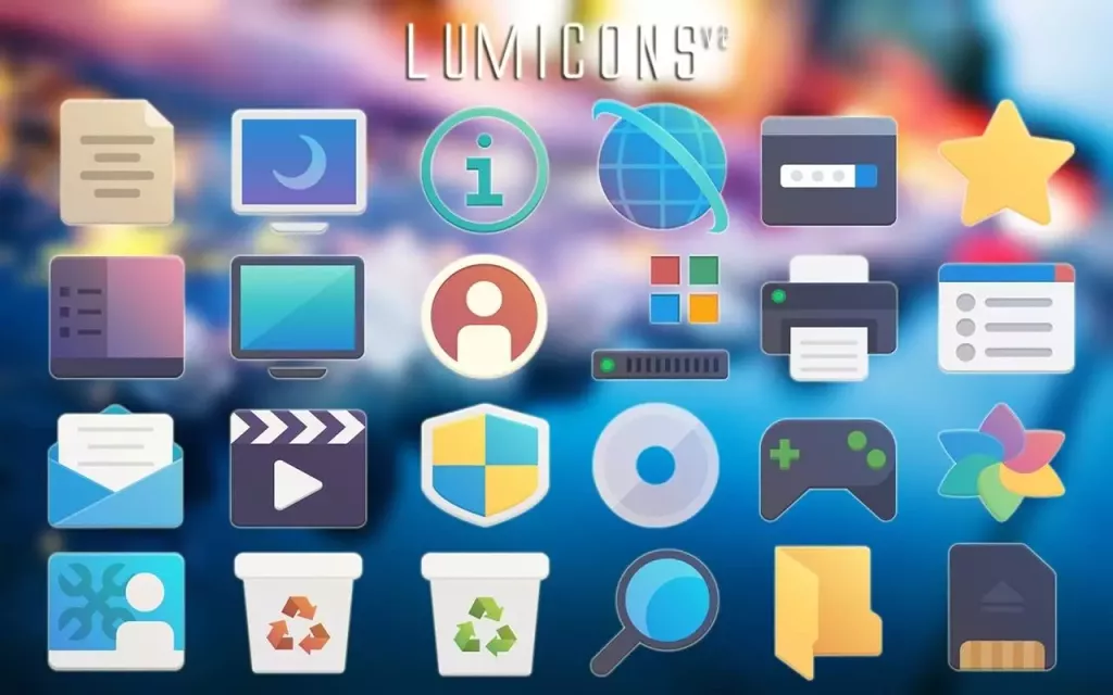 Icons Lumicons, the second version iPack download on VSThemes.org