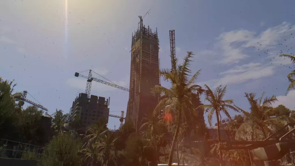 Живые обои Dying Light 1 Skyscraper скачать на VSThemes.org