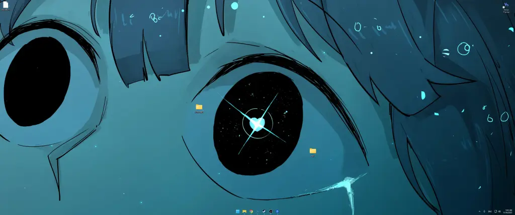 Live wallpaper Blue Star (Lobotomy Corporation) download on VSThemes.org