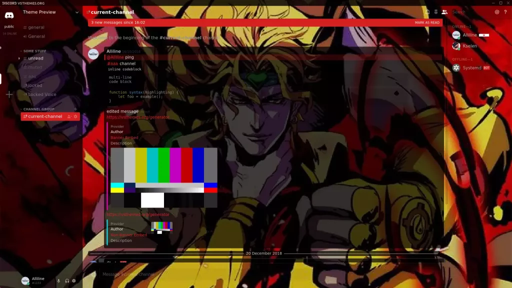 Theme Dio for Discord download on VSThemes.org