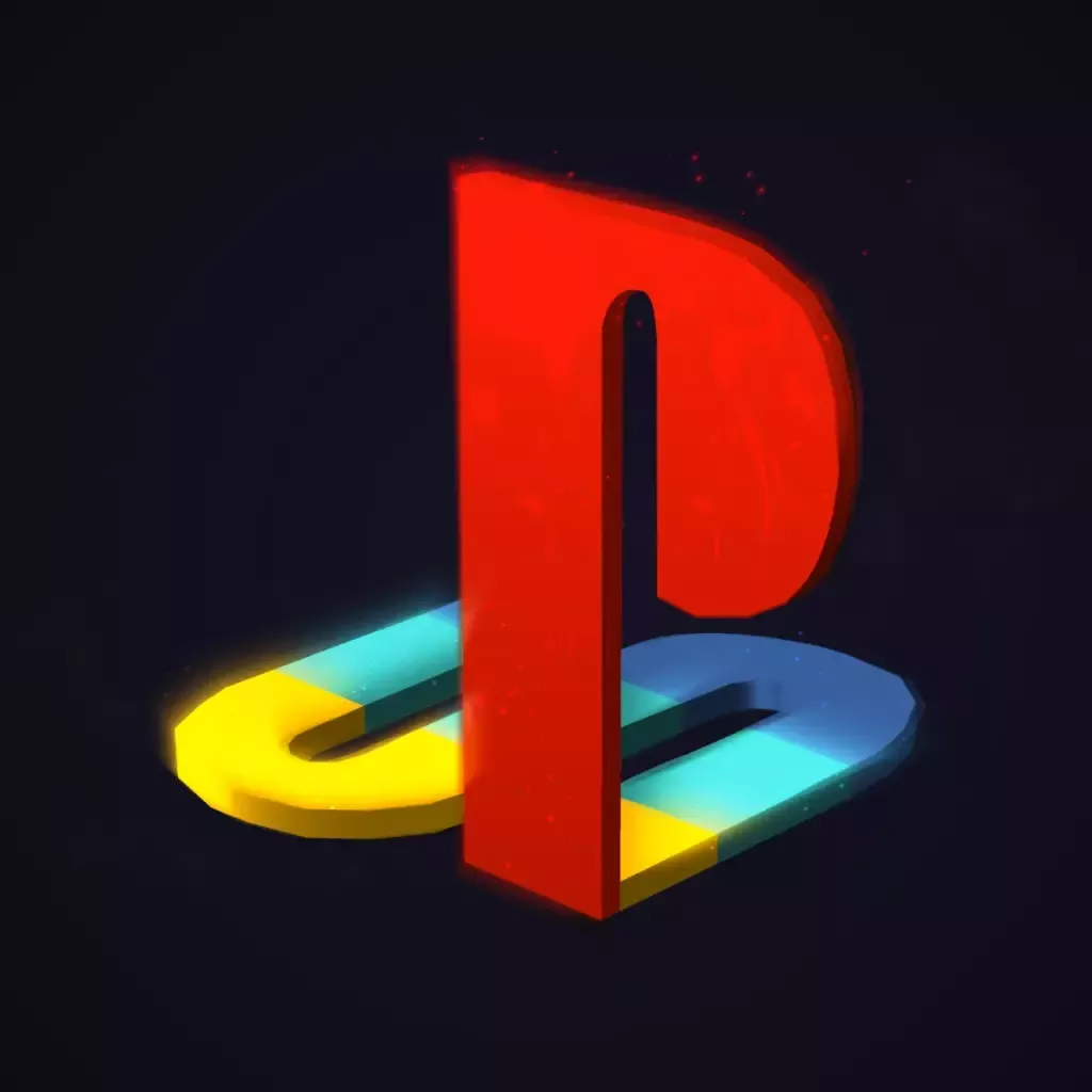 Живые обои PS1 retro logo (4K ; light animation) скачать на VSThemes.org