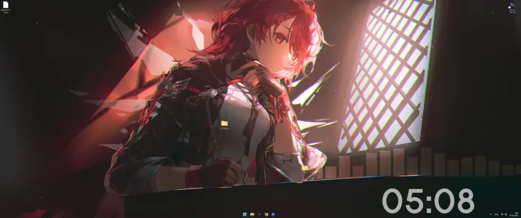 Live wallpaper Exusiai - Arknights download on VSThemes.org