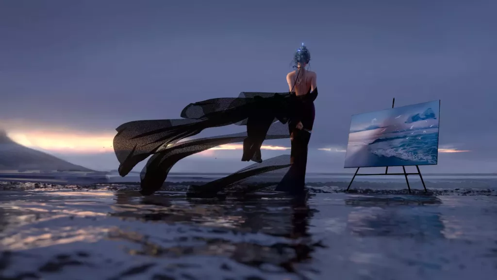 Живые обои BlueTears - Princess Yulia (WLOP) скачать на VSThemes.org