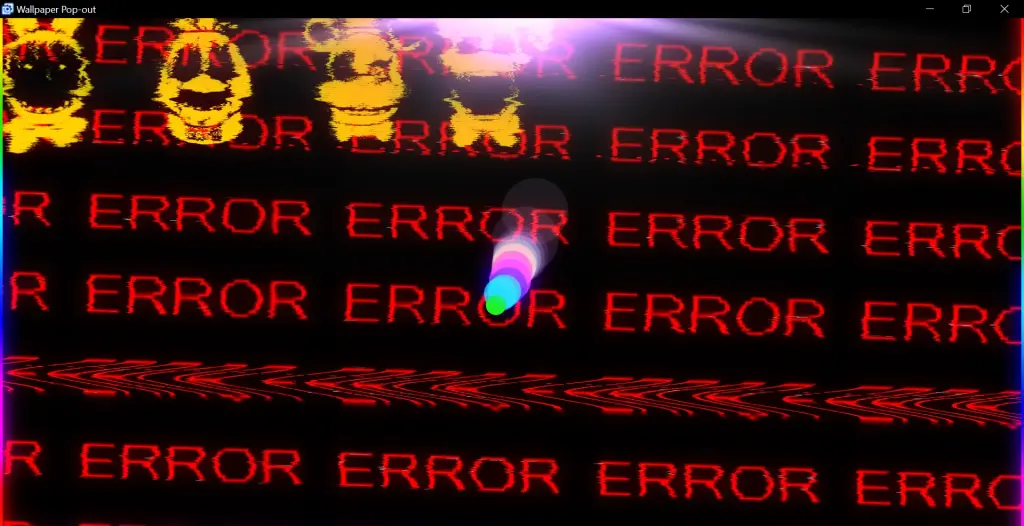 Live wallpaper ERROR (FNaF) download on VSThemes.org