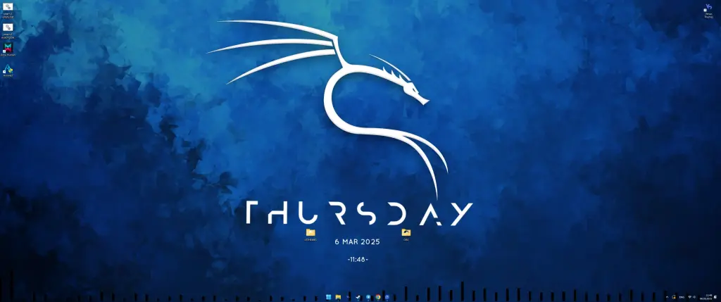 Live wallpaper Kali Linux Dragon download on VSThemes.org