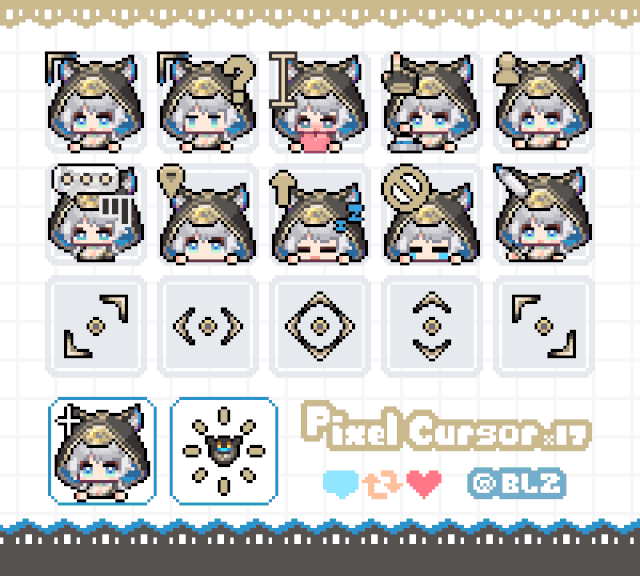 Cursors Cipher - Honkai Star Rail on Windows download on VSThemes.org