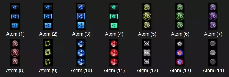 Start orb Multicolored atom for Windows download on VSThemes.org