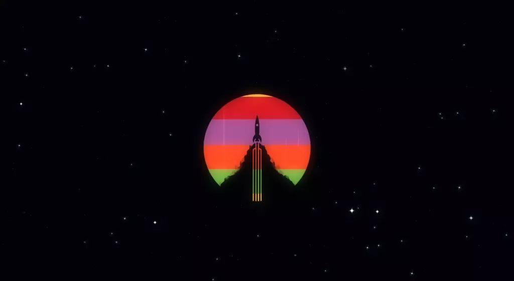 Live wallpaper Colorful Rocket 4k download on VSThemes.org