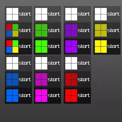 Start orb Multicolored Windows flag, metro style for Windows download ...