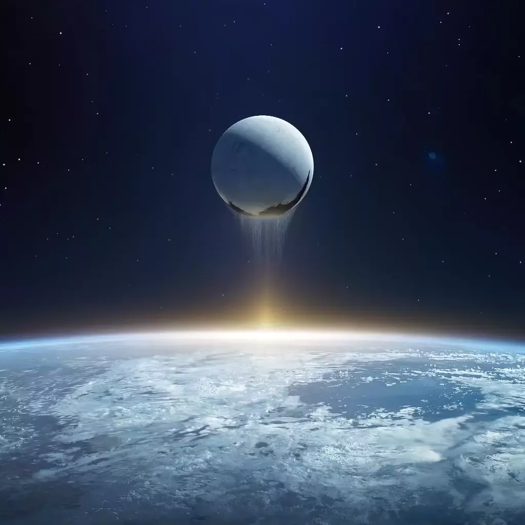 Live wallpaper Destiny 2 Traveler 4k download on VSThemes.org