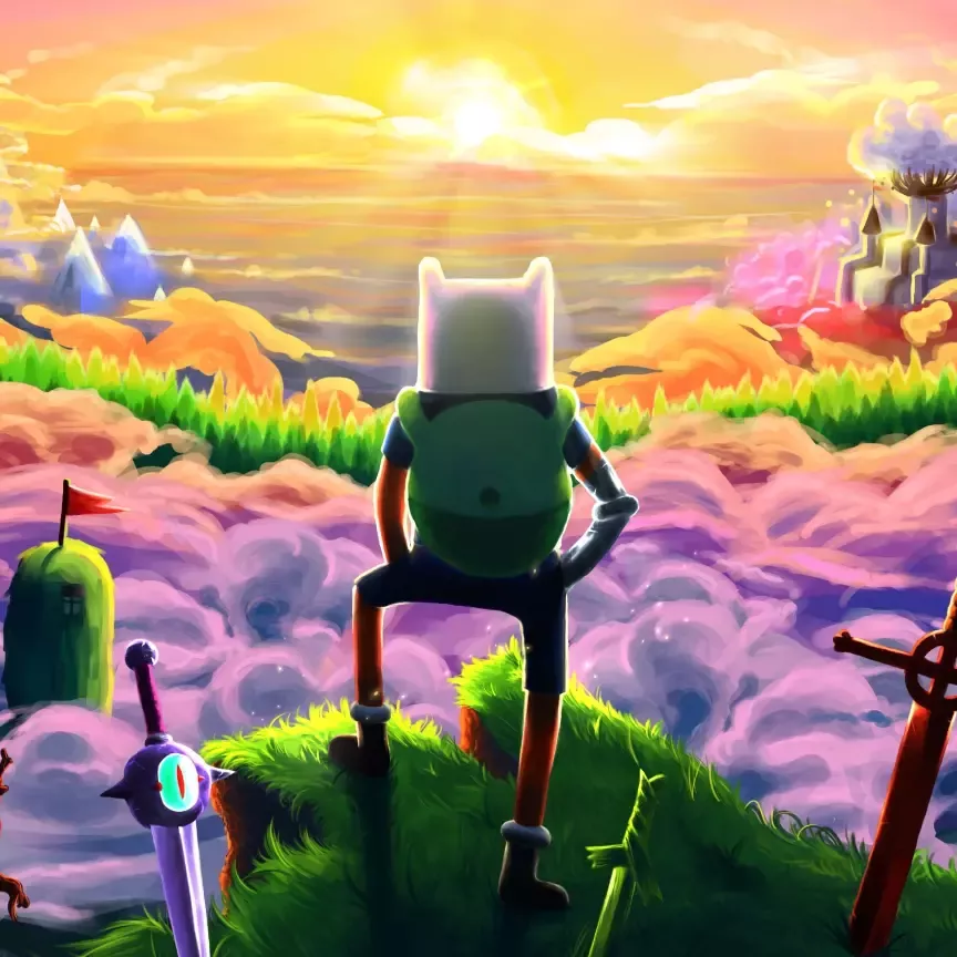 Live wallpaper Adventure Time - Finn download on VSThemes.org