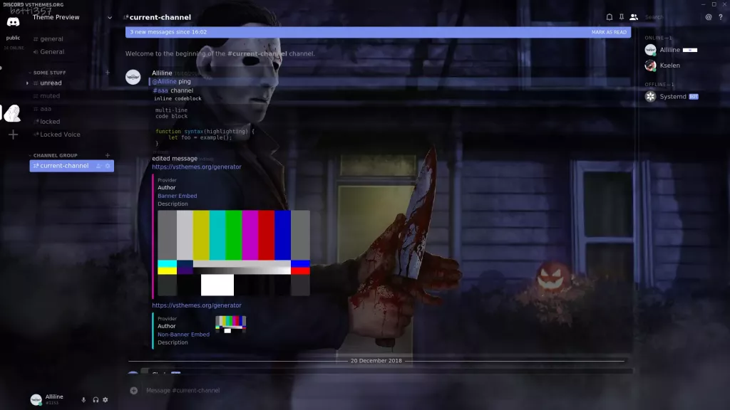 Тема Dead by Daylight / DBD / Shape / Michael Myers для Discord скачать ...