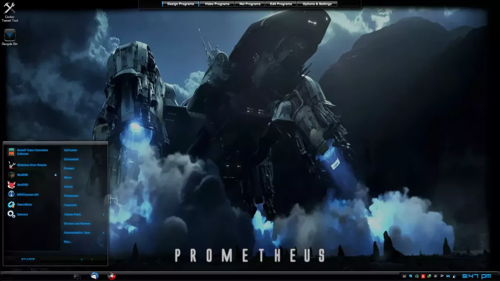 Theme Prometheus for Windows 10 download on VSThemes.org