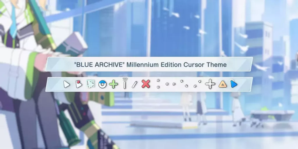 Cursors Blue Archive on Windows download on VSThemes.org