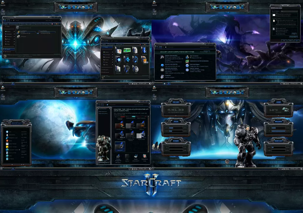Theme Starcraft for Windows 11 download on VSThemes.org