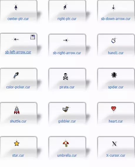Cursors Linux Fedora, the fifth version on Windows download on VSThemes.org