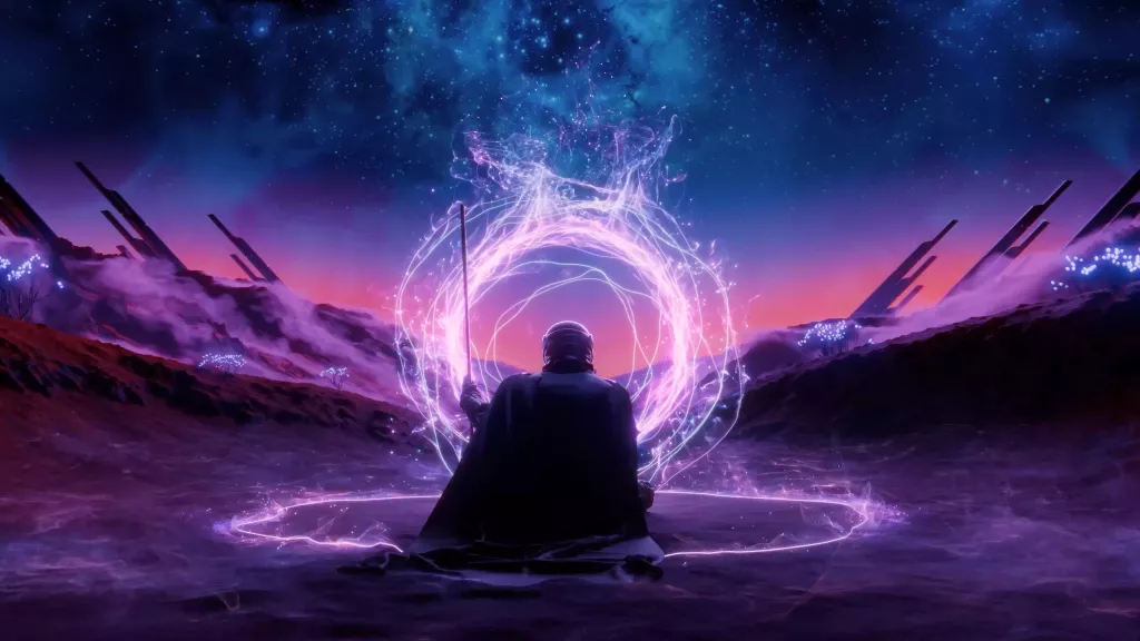 Живые обои Путешественник (Visualdon, 4K) скачать на VSThemes.org