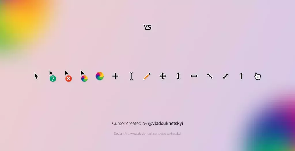 Cursors VS third version on Windows download on VSThemes.org