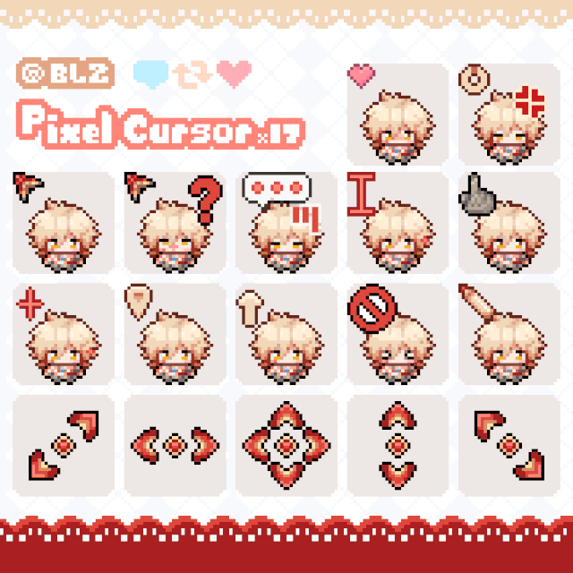 Cursors Chibi Mydei (Honkai Star Rail) on Windows download on VSThemes.org