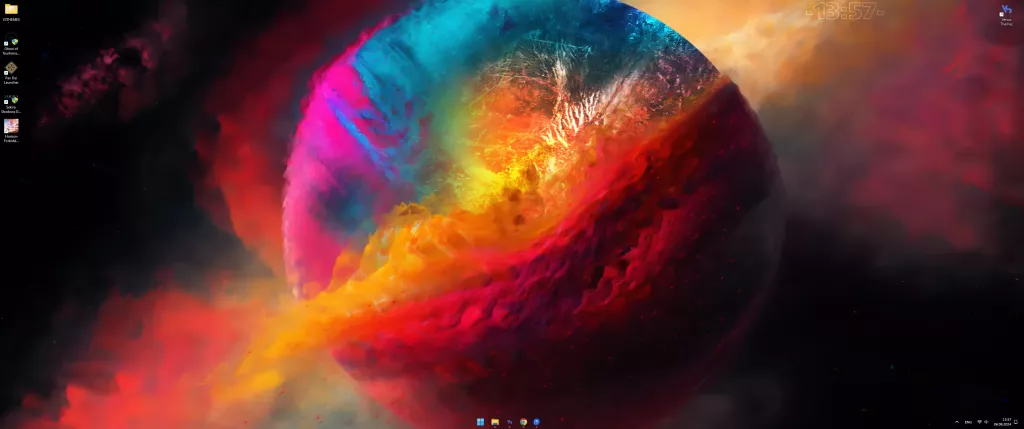 Live wallpaper Colorful space download on VSThemes.org