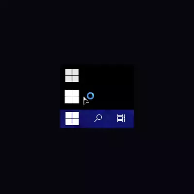 Start orb Windows 11 White Flag for Windows download on VSThemes.org