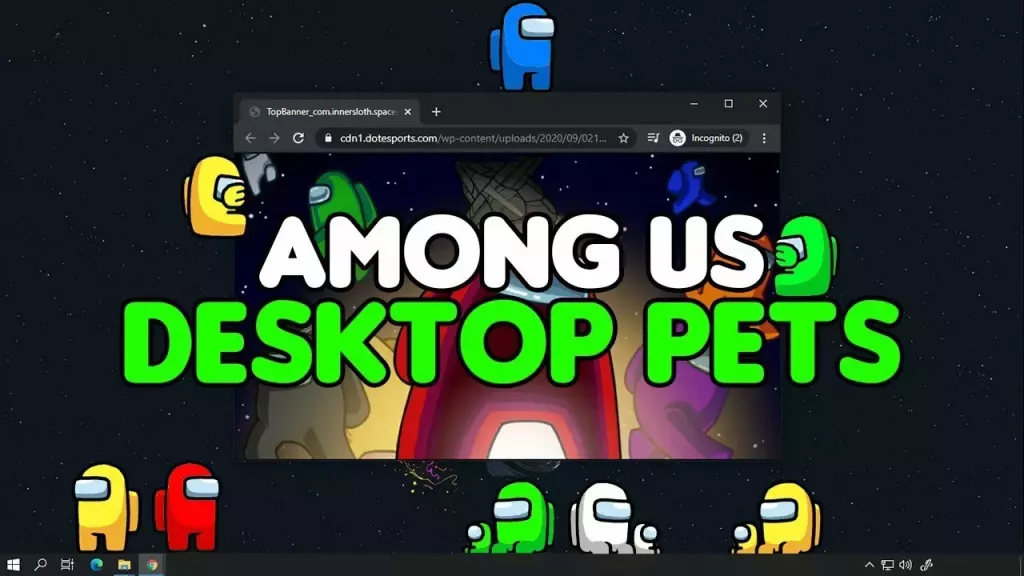 Mini Crewmate Desktop Pets - Characters Among Us on the desktop ...