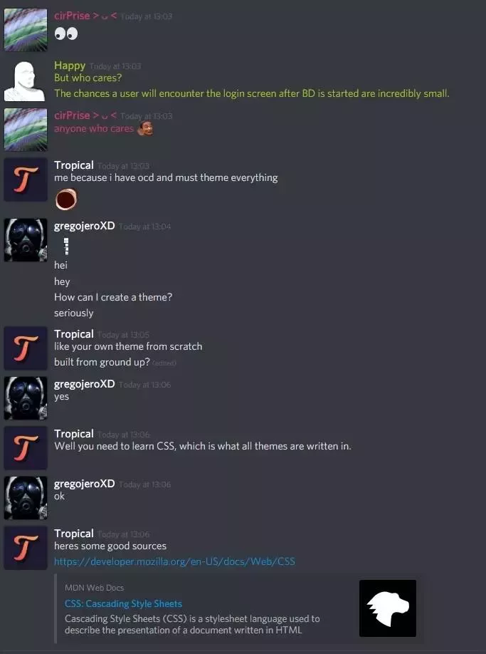 Theme Larger Chat Avatars for Discord download on VSThemes.org