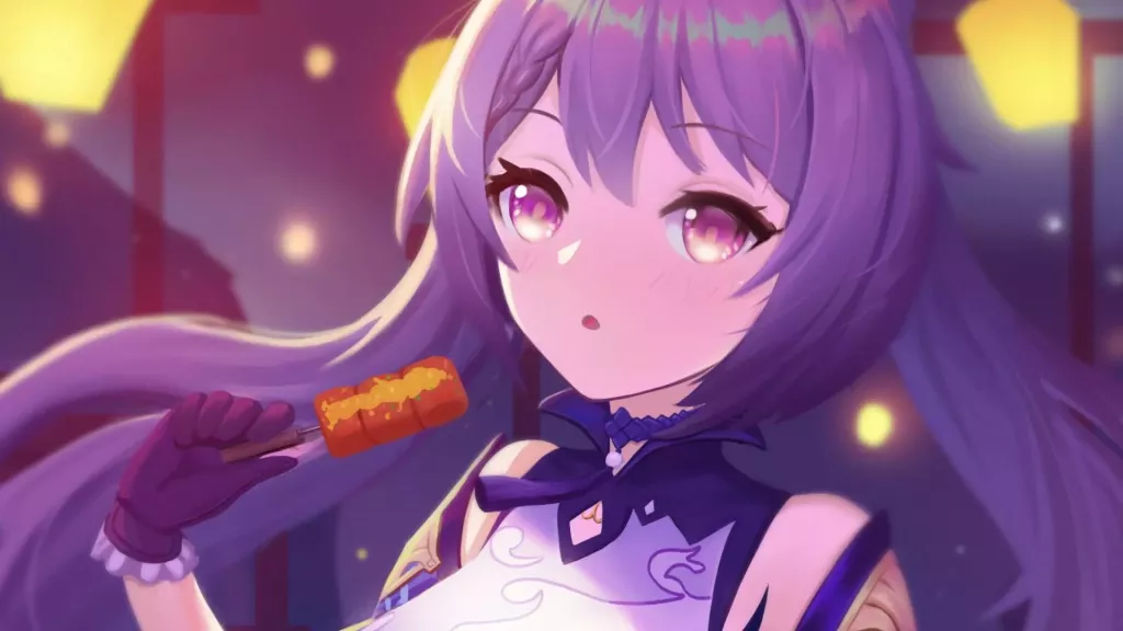 Wallpaper Ke Qing from Genshin Impact download on VSThemes.org (24 pcs.)