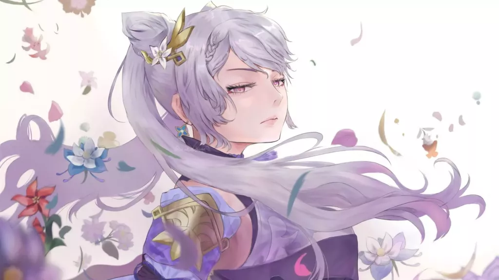 Wallpaper Ke Qing from Genshin Impact download on VSThemes.org (24 pcs.)