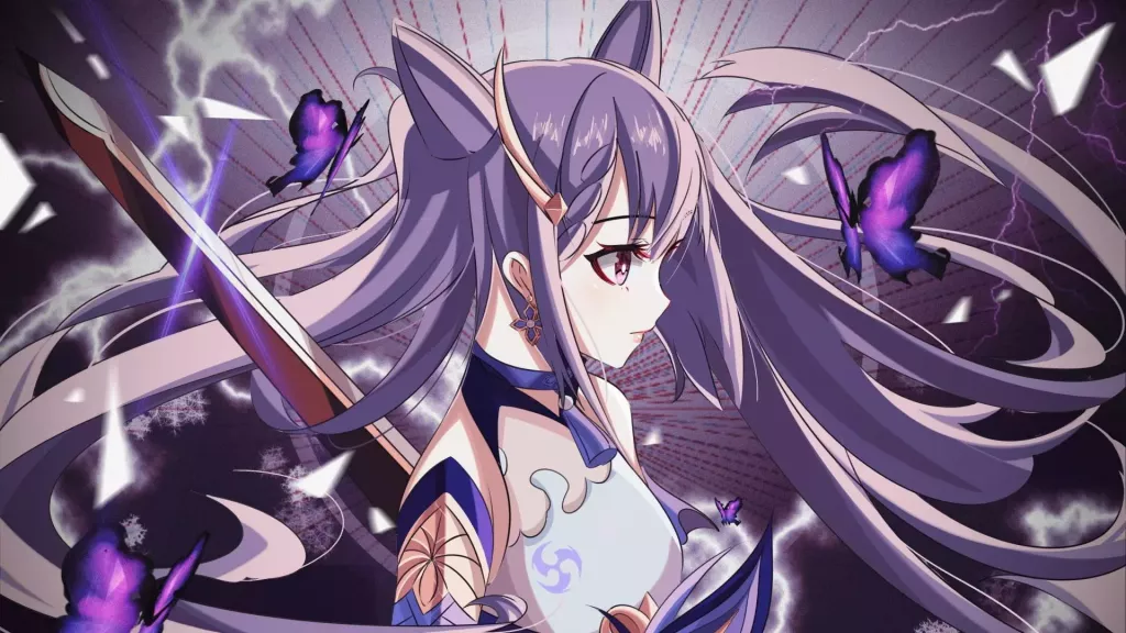 Wallpaper Ke Qing from Genshin Impact download on VSThemes.org (24 pcs.)